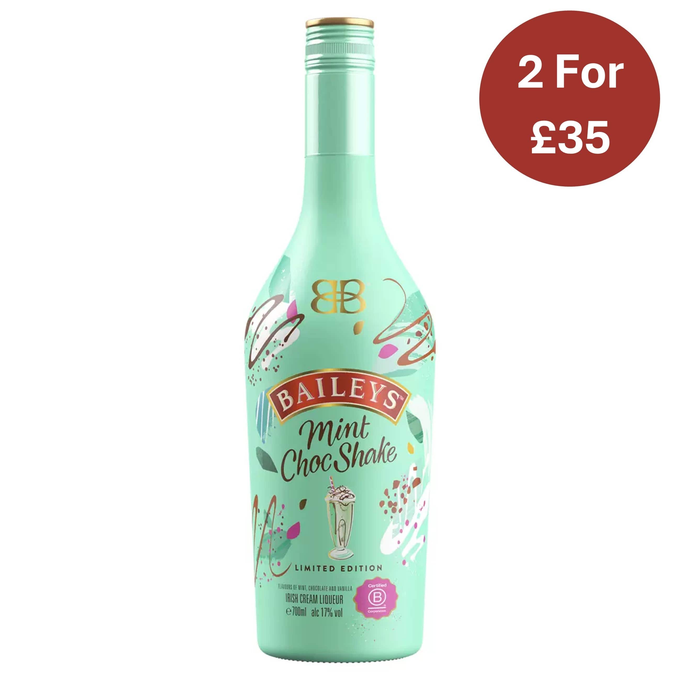 Baileys Mint Choc Shake Limited Edition Irish Cream Liqueur 70cl – Threshers