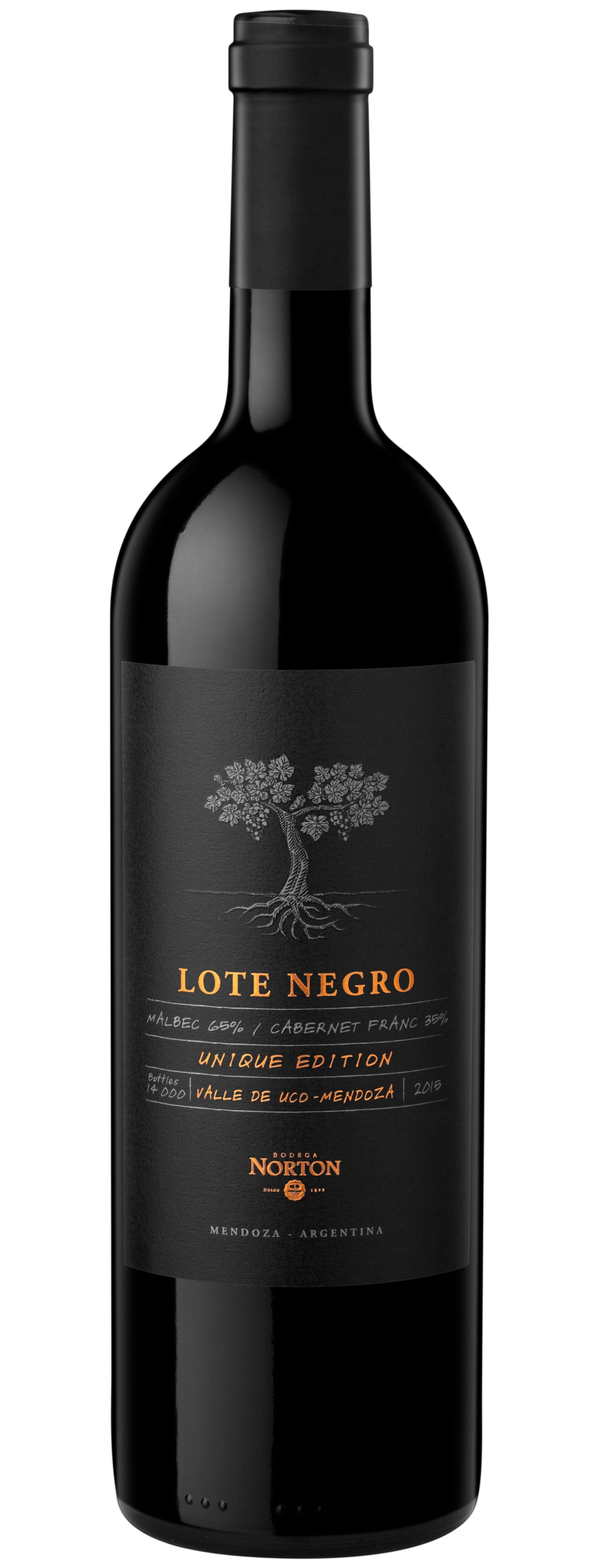 Bodega Norton Lote Negro Malbec Cabernet Franc 2022 75cl, Threshers, Mendoza, Argentina | Red ...