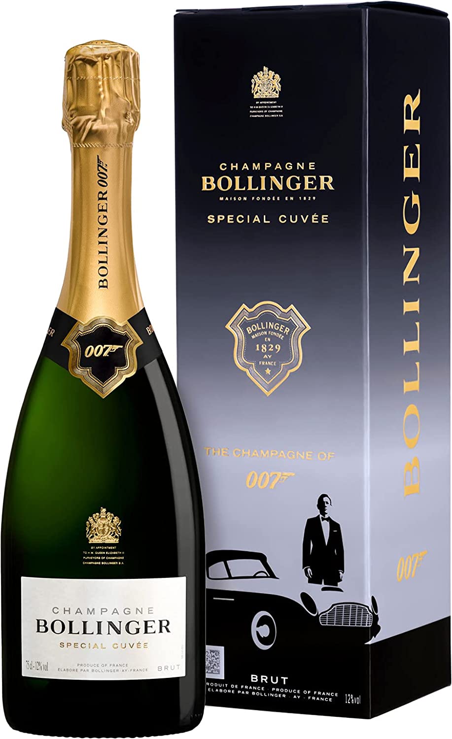 Bollinger Special Cuvee Nv Champagne 007 James Bond Limited Edition Gift Box 75cl, Threshers ...