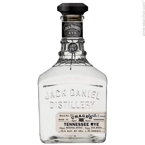 Jack Daniel's Unaged Rye Whiskey 75cl, Threshers, Tennessee, United ...