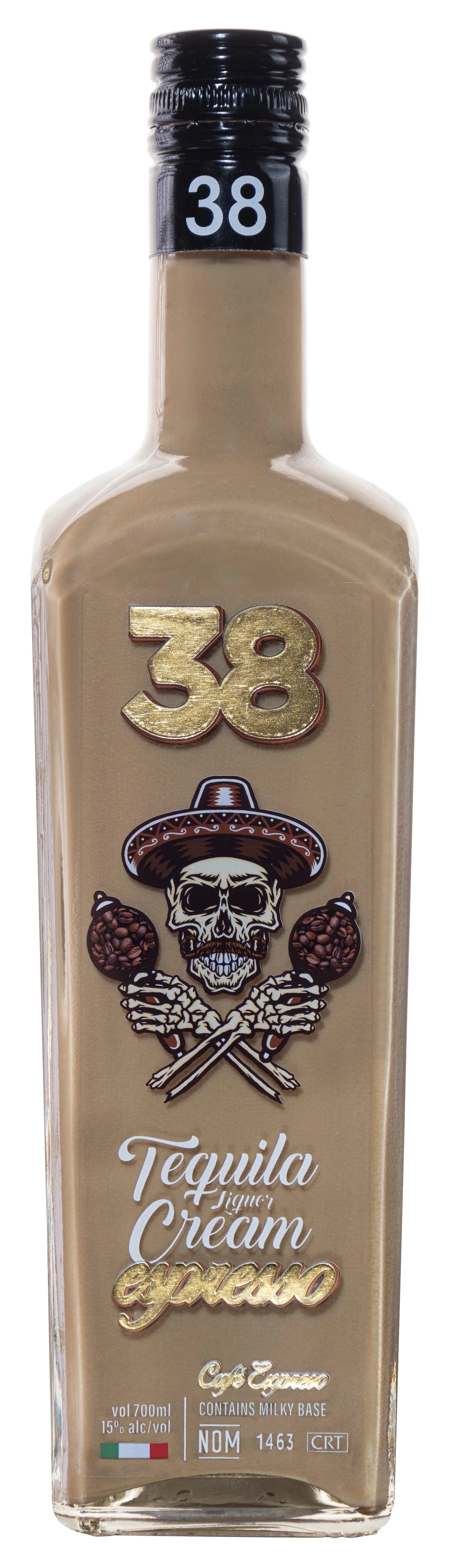 Tequila 38 Espresso Cream Liqueur 70cl, Threshers, Mexico | Tequila ...