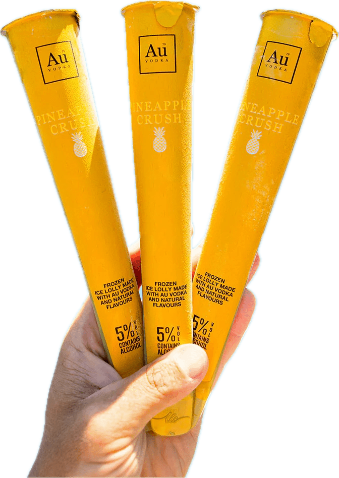 Au Vodka Pineapple Crush Ice Lollies 12x100ml, Threshers | Flavoured ...