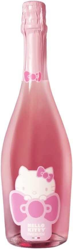 Hello Kitty Sparkling Rose Pink Fizz Light Pink Edition 75cl, Threshers ...
