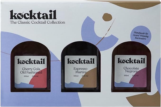 Kocktail the Classic Collection Cocktail Gift Set 3x10cl, Threshers ...
