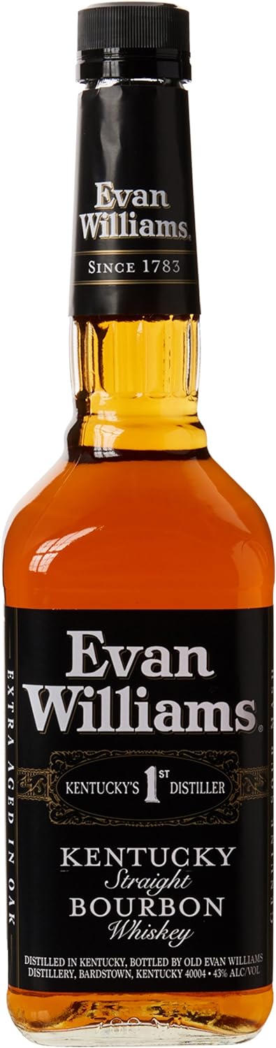 Evan Williams Black Label Kentucky Straight Bourbon Whiskey 70cl ...