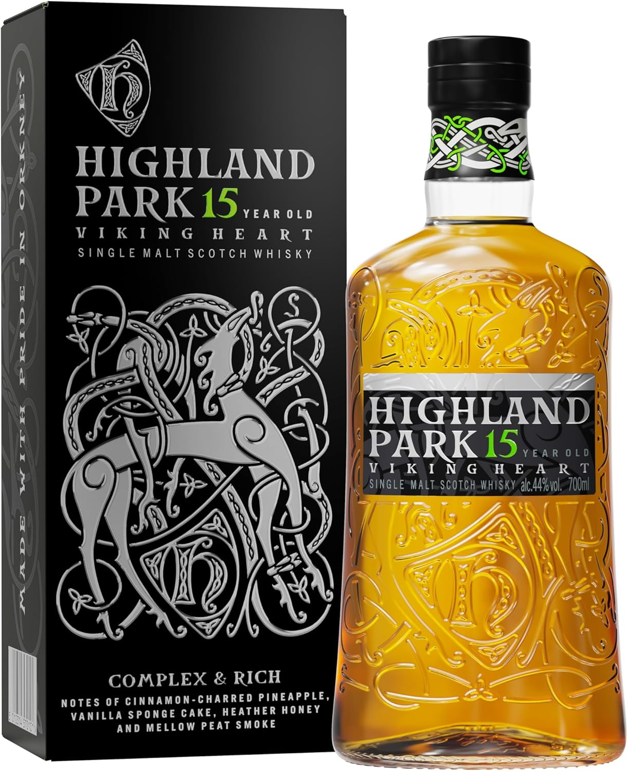 Highland Park 15 Year Old Viking Heart Single Malt Scotch Whisky 70cl ...