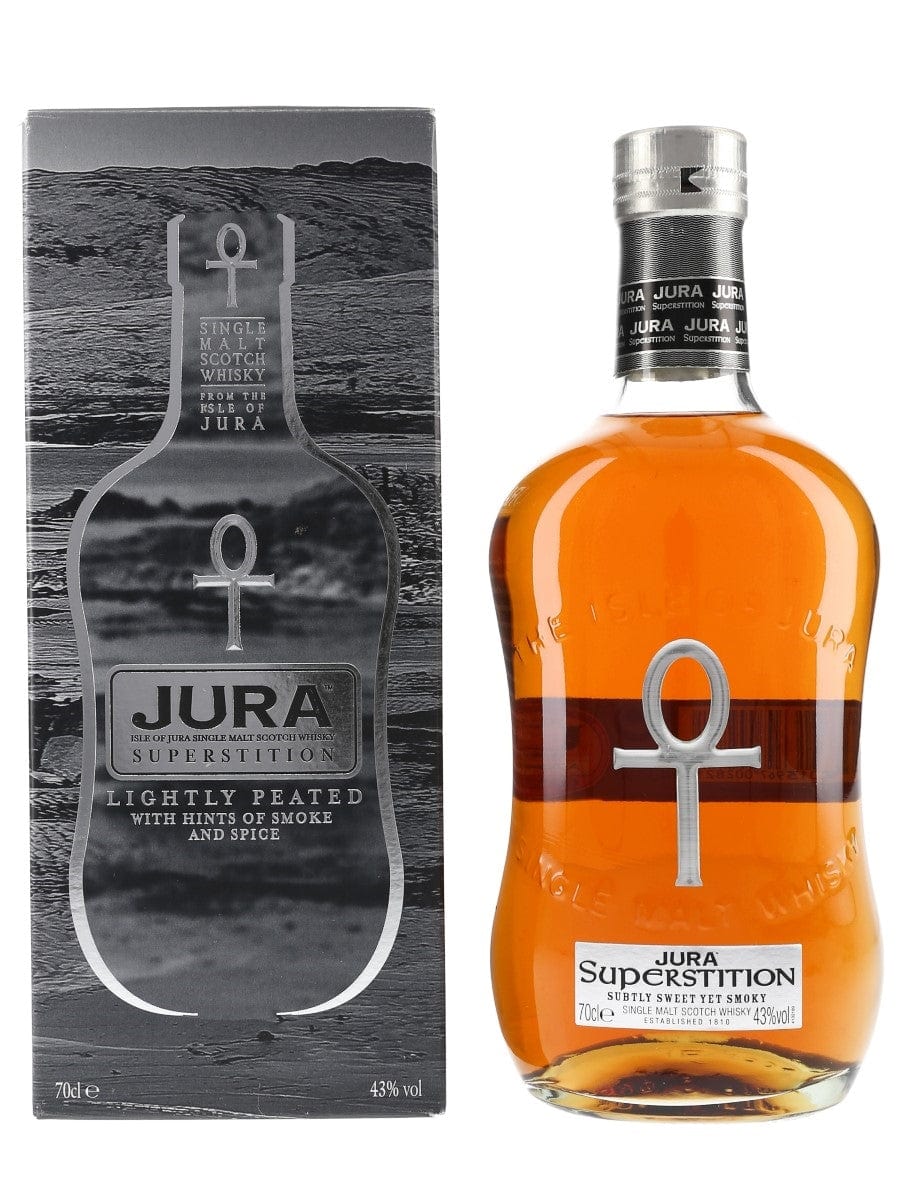 Jura Superstition Lightly Peated Old Presentation Box 70cl, Threshers ...