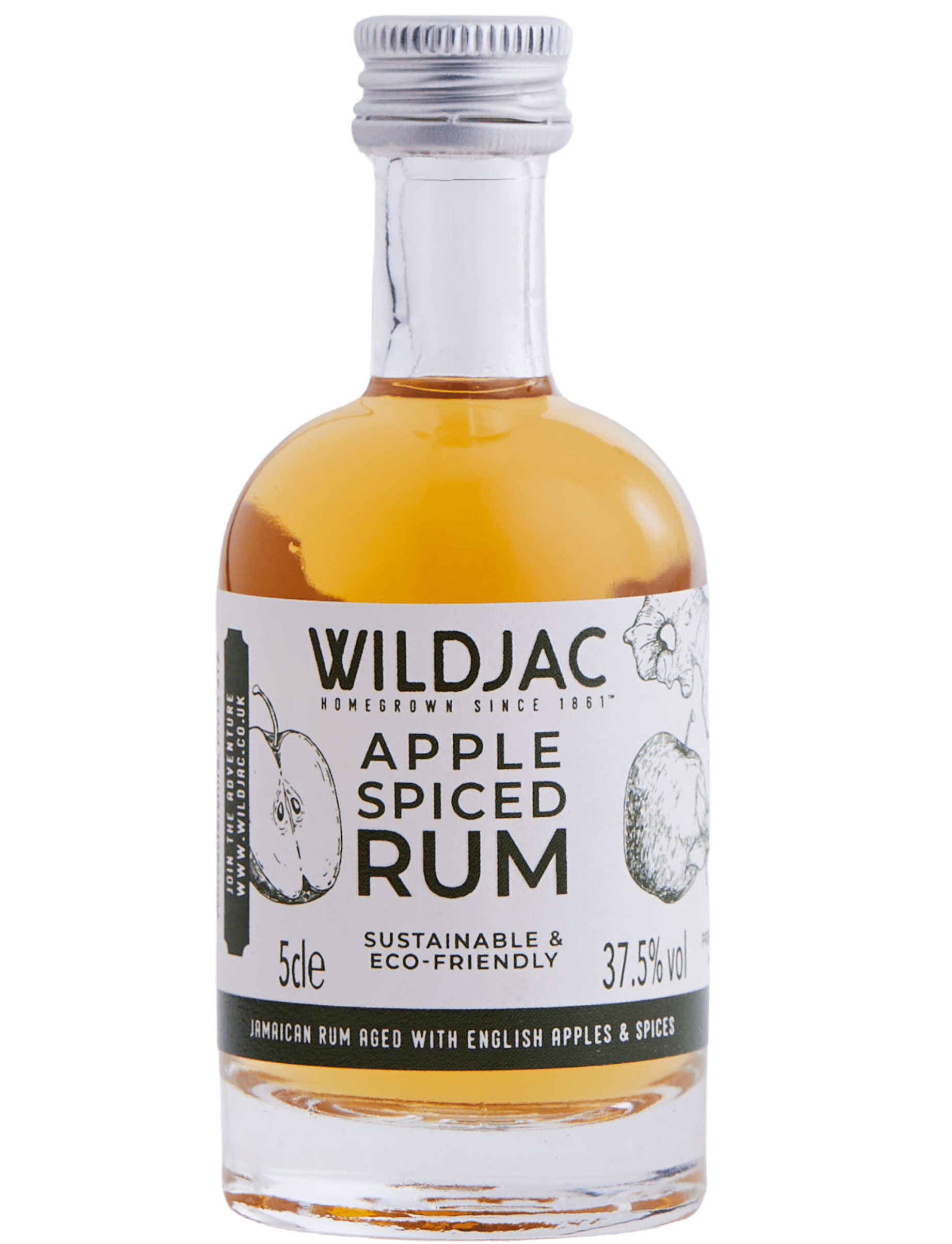 Wildjac Apple Spiced Rum Miniature 5cl, Threshers | Apple Spiced Rum ...