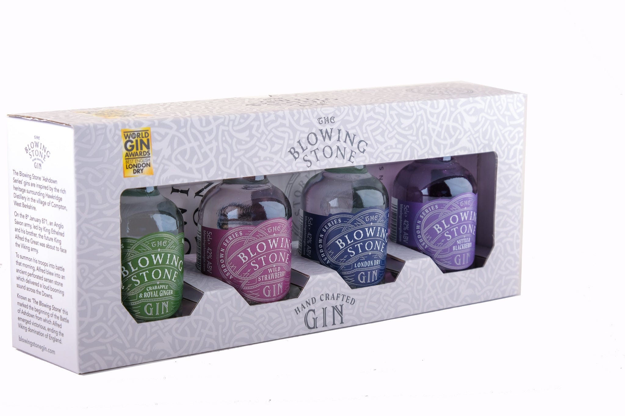 The Blowing Stone Miniature Gin Collection 4x5cl, Threshers | Flavoured ...