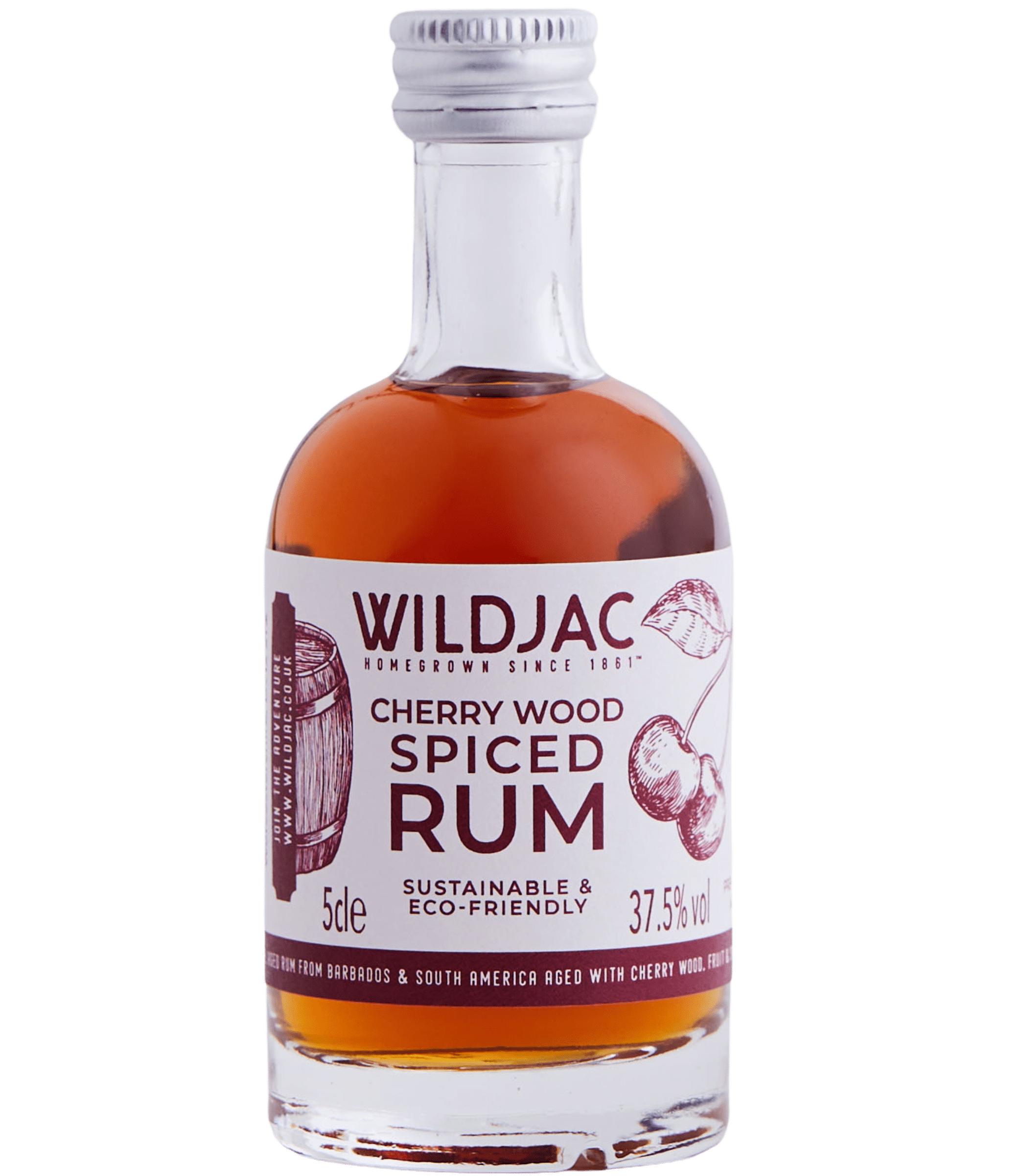 Wildjac Cherry Wood Spiced Rum Miniature 5cl – Threshers