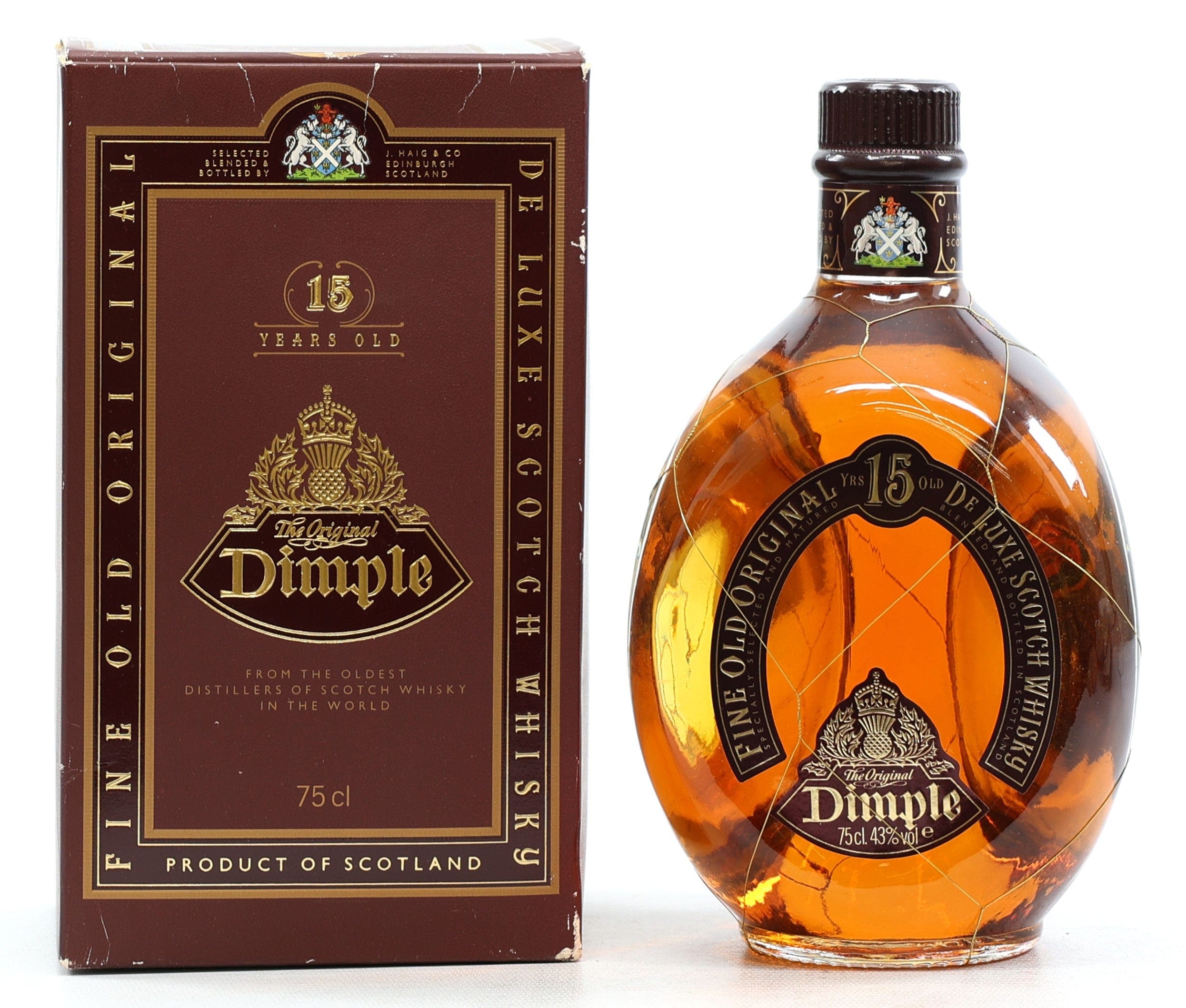 Dimple 15 Year Old Fine Old De Luxe Scotch Whisky 1l, Threshers, United ...