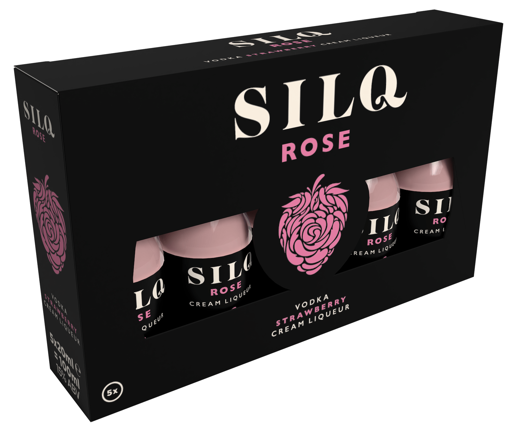 Silq Rose Vodka Cream Liqueur 5x2cl, Threshers | Vodka | Threshers