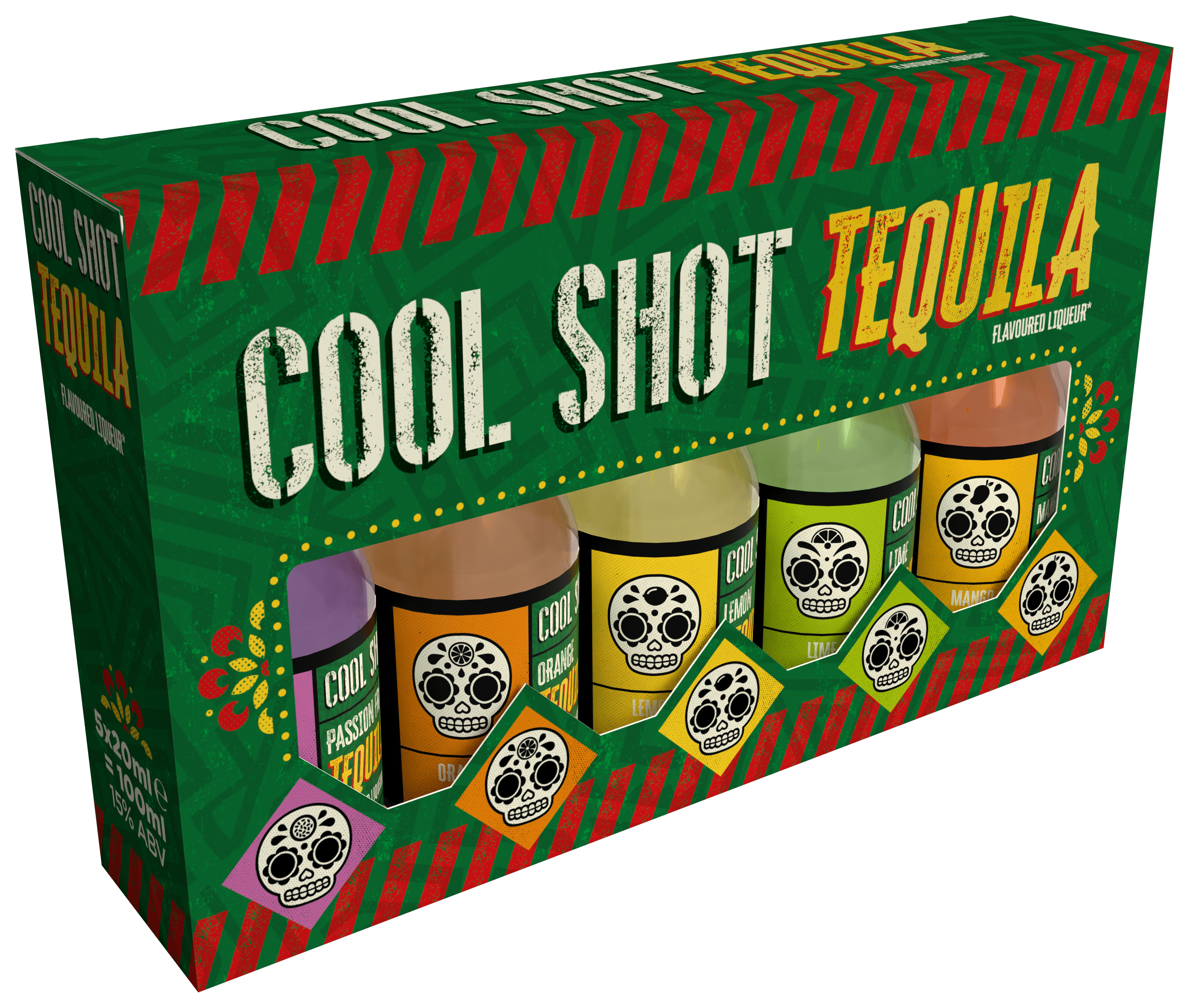 Cool Shot Mixed Tequila Shots 5x2cl, Threshers, Mexico | Tequila ...
