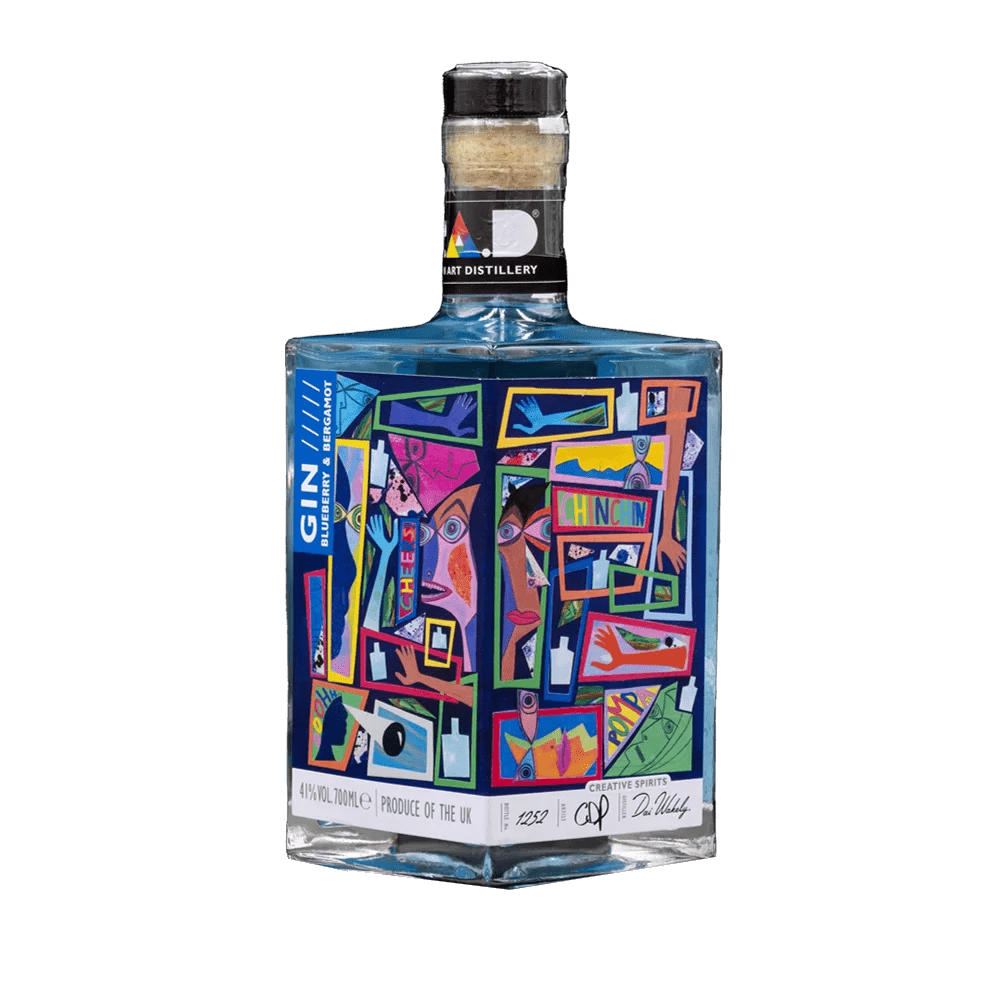 Modern Art Distillery Blueberry & Bergamot Gin 70cl, Threshers, United ...