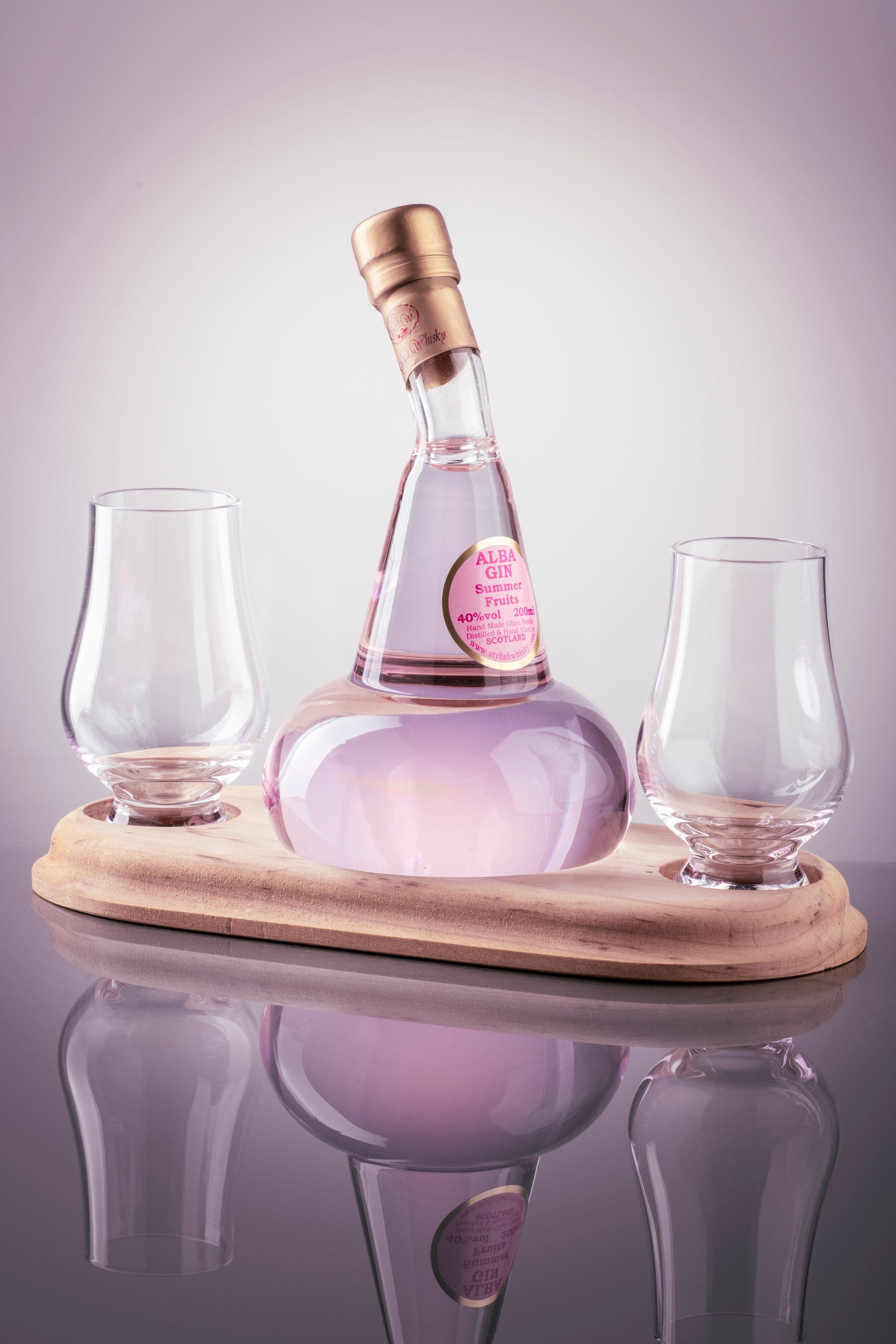 Mini Pot Still Gin Refillable Decanter & 2 Glasses 20cl, Threshers ...