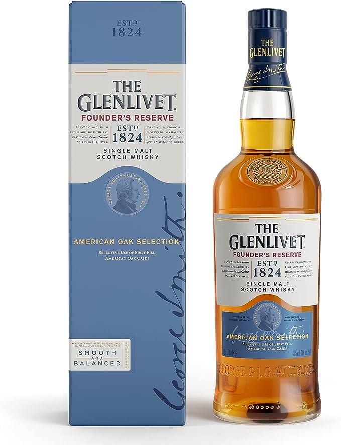 Glenlivet Founder's Reserve Single Malt Scotch Whisky 70cl – Threshers