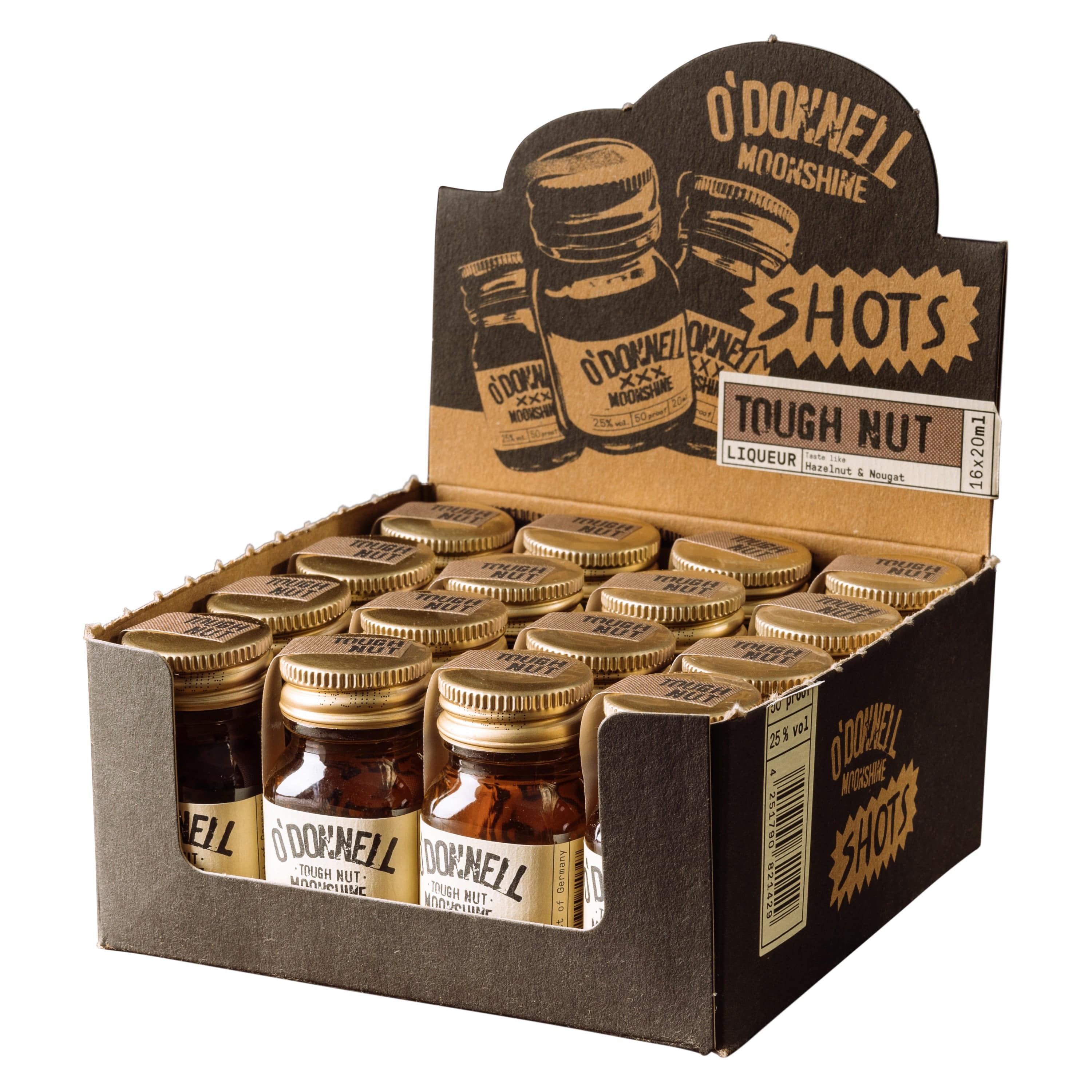 O'donnell Moonshine 16er Tough Nut Micro Box 16x20ml, Threshers ...
