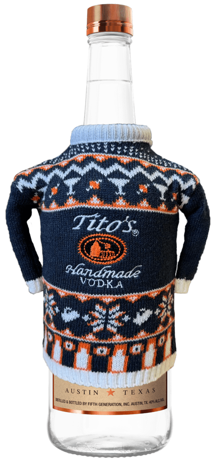Tito's Handmade Texas Vodka with Hoodie 70cl, Threshers, Texas, United ...
