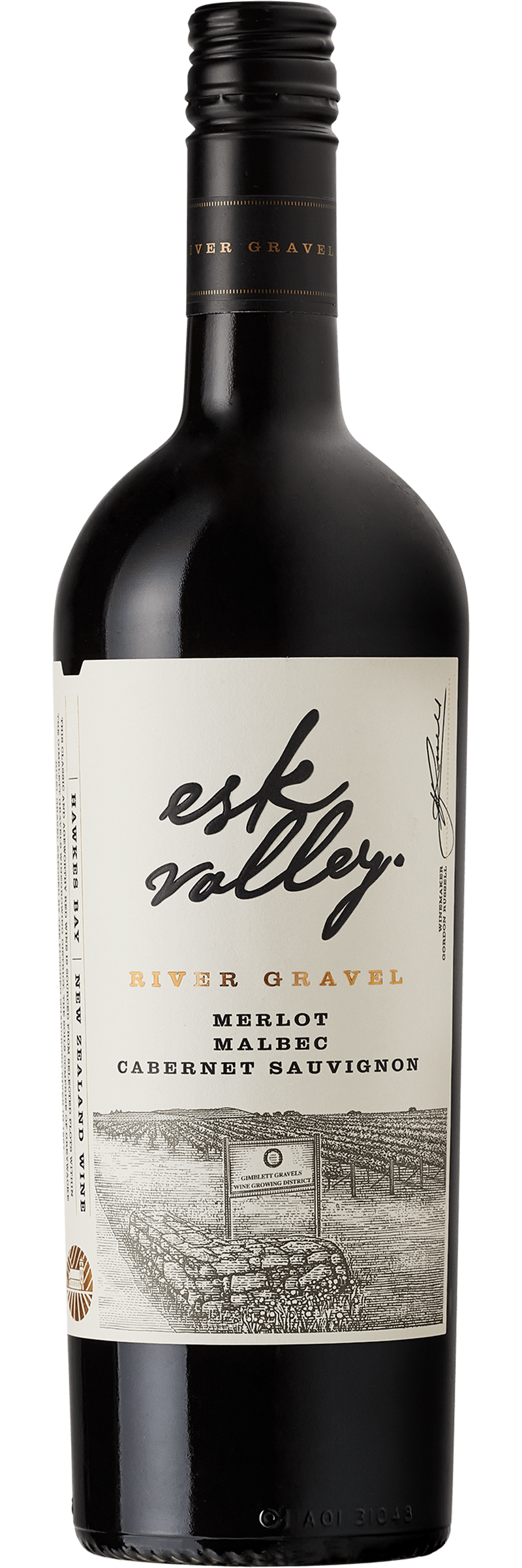Esk Valley River Gravel Merlot/Malbec/Cabernet Sauvignon 2019 75cl ...