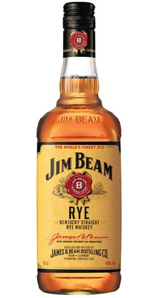 Jim Beam Kentucky Straight Rye Whiskey 70cl, Jim Beam, Tennessee ...