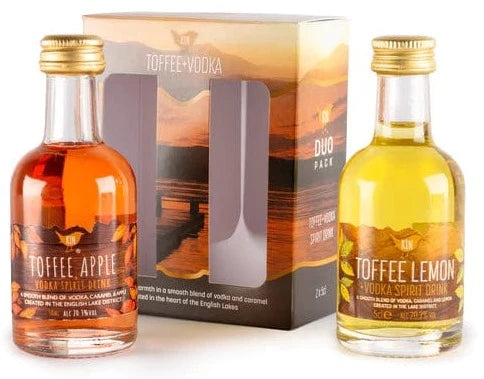 Kin Toffee Vodka & Toffee Lemon Vodka Miniature Duo Pack 2x5cl – Threshers