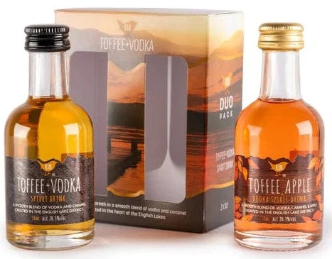 Kin Toffee Vodka & Toffee Apple Vodka Miniature Duo Pack 2x5cl ...