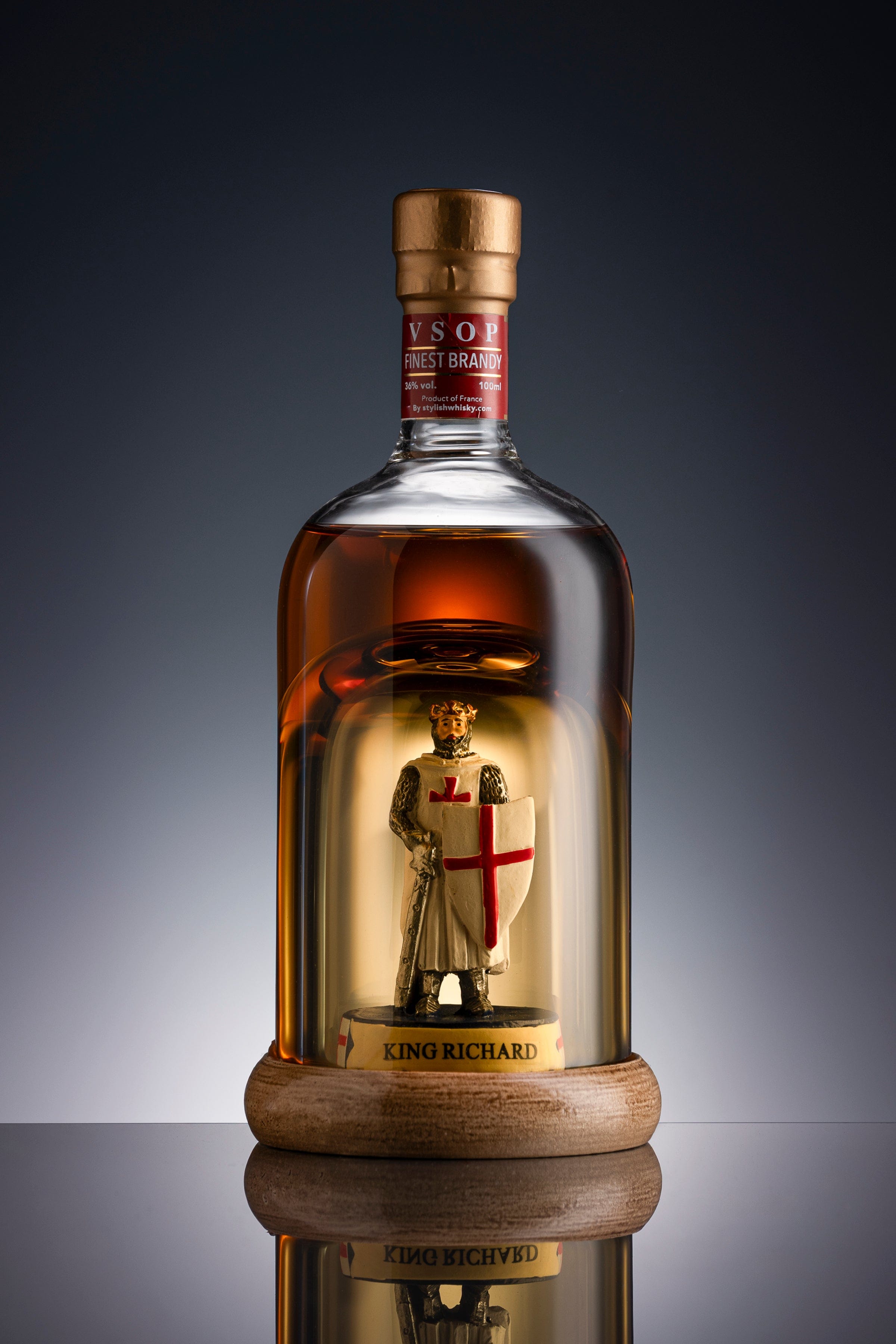 King Richard Mini Refillable Brandy Decanter 10cl, Threshers, United ...