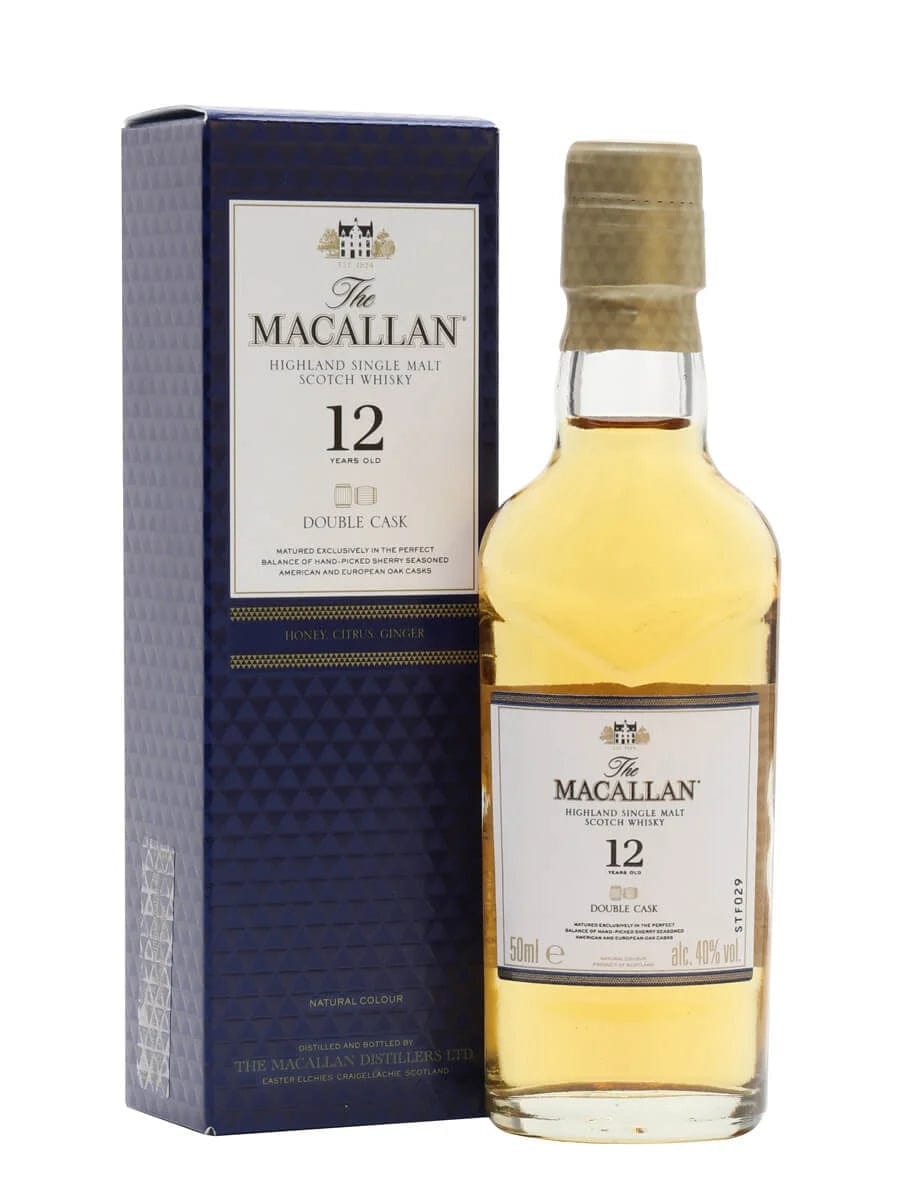 Macallan 12 Year Old Double Cask Miniature 5cl, Threshers, Highland ...