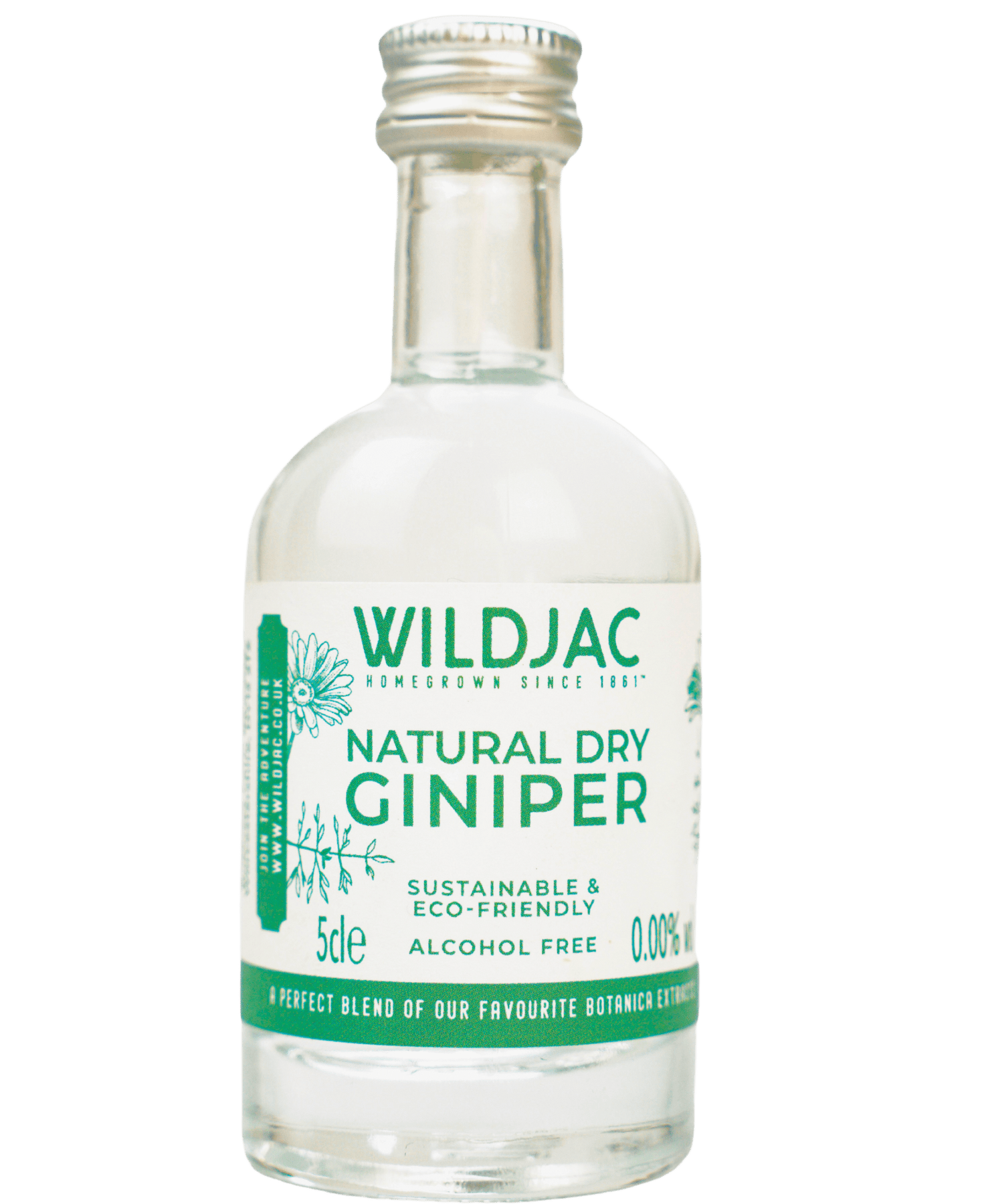 Wildjac Natural Dry Giniper Alcohol Free Miniature 5cl – Threshers