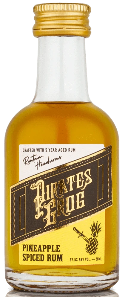 Pirate's Grog Pineapple Spiced Rum Miniature 5cl, Threshers | Spiced ...