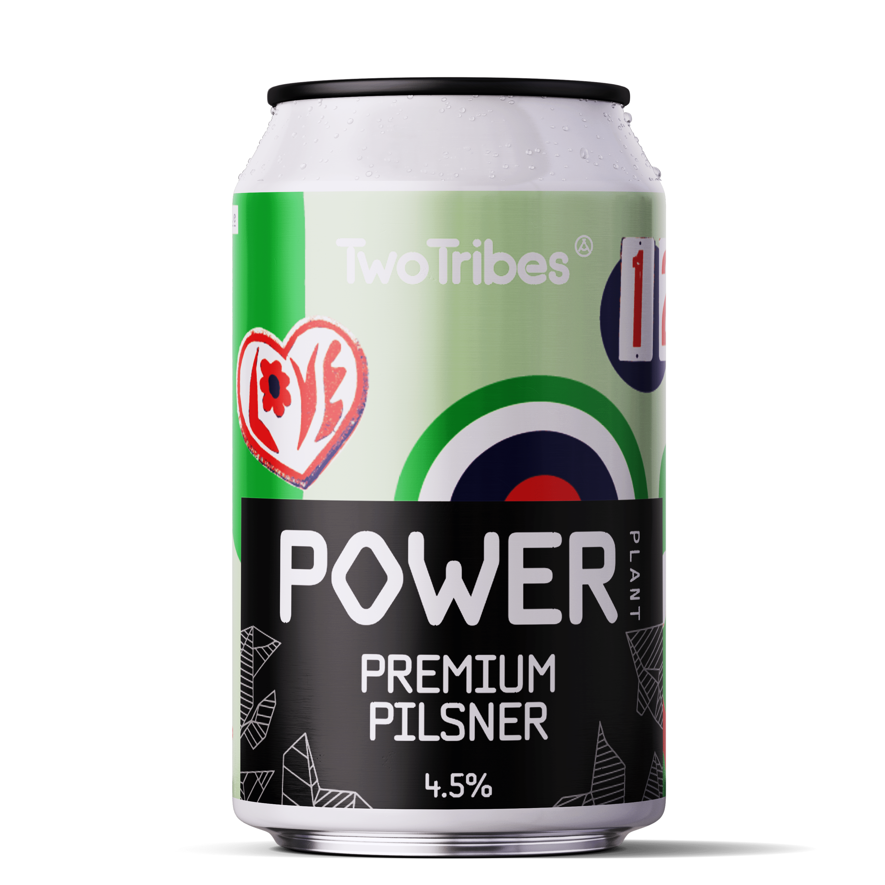 Two Tribes Power Plant Premium Pilsner 24x330ml, Threshers | Pilsner ...