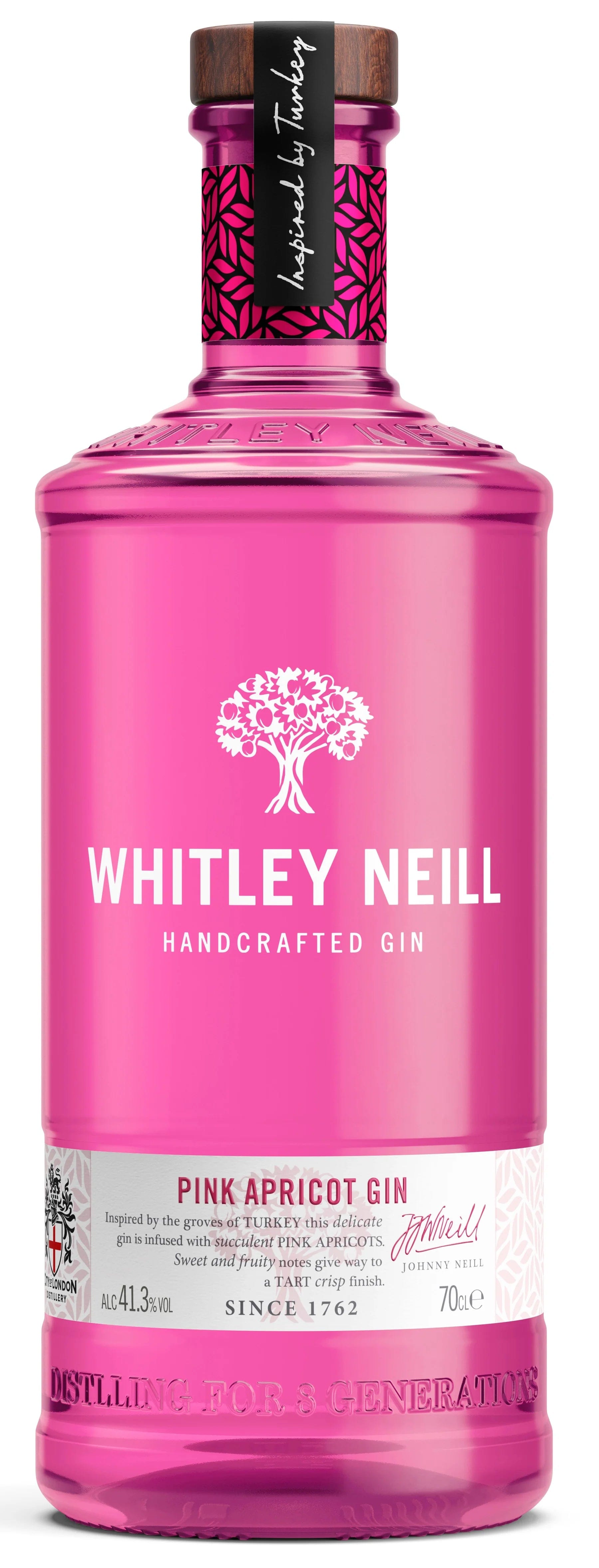 Whitley Neill Pink Apricot Gin 70cl – Threshers