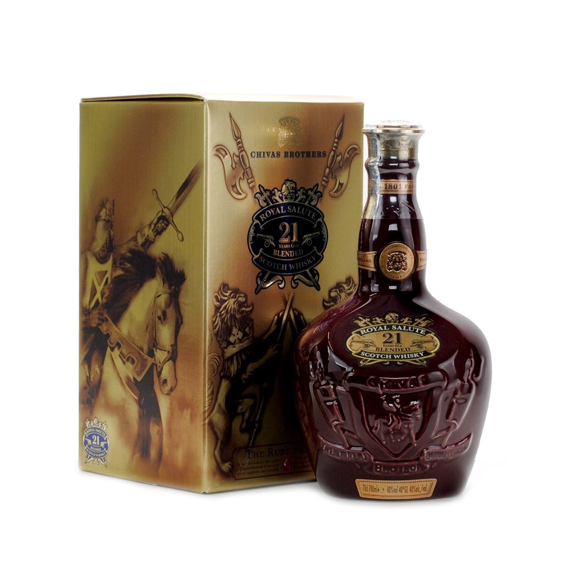 Royal Salute 21 Year Old Ruby Flagon Scotch Whisky 70cl, Threshers ...