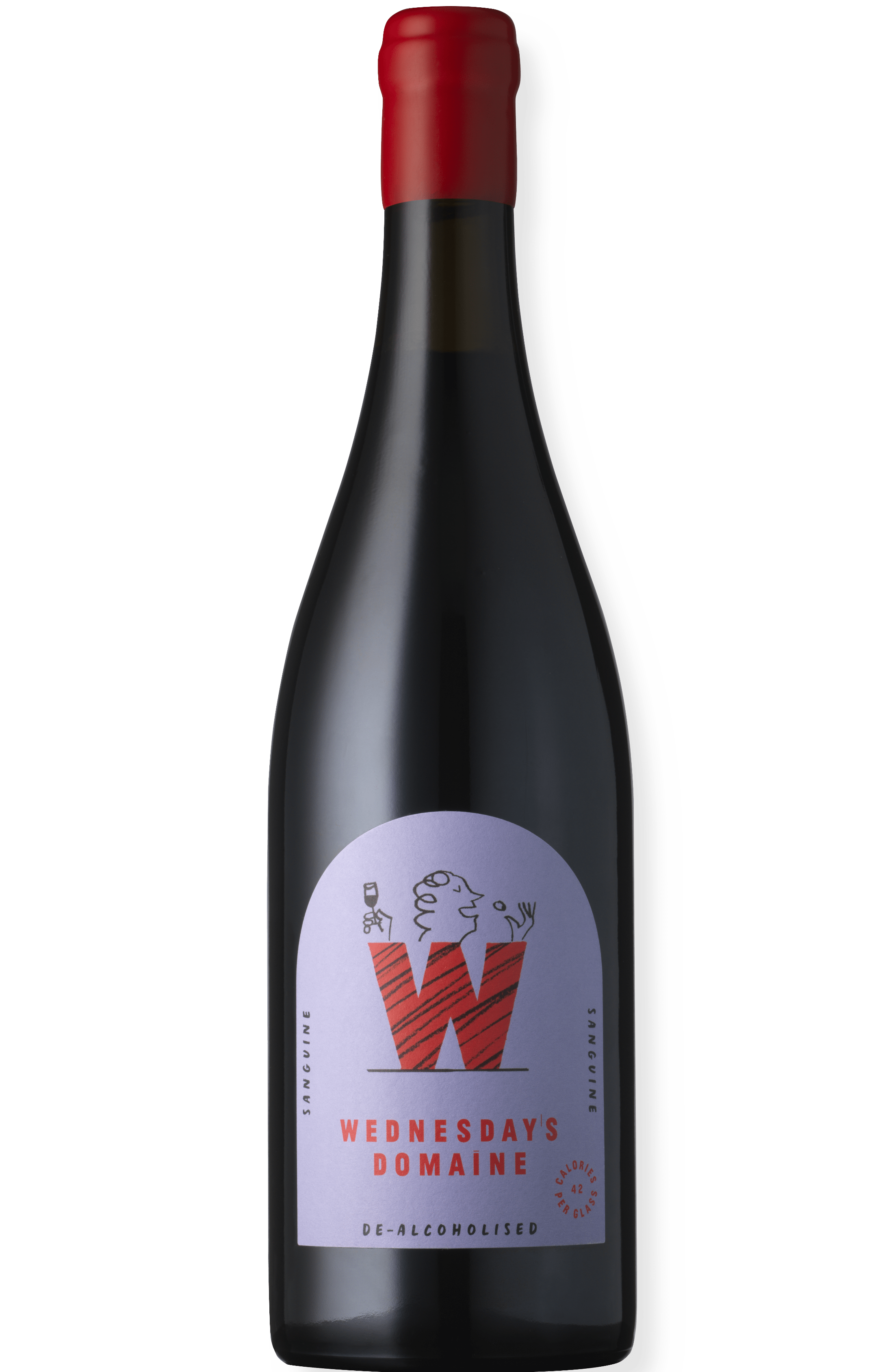 Wednesday's Domaine Sanguine Alcohol Free Red Wine 75cl, Threshers ...