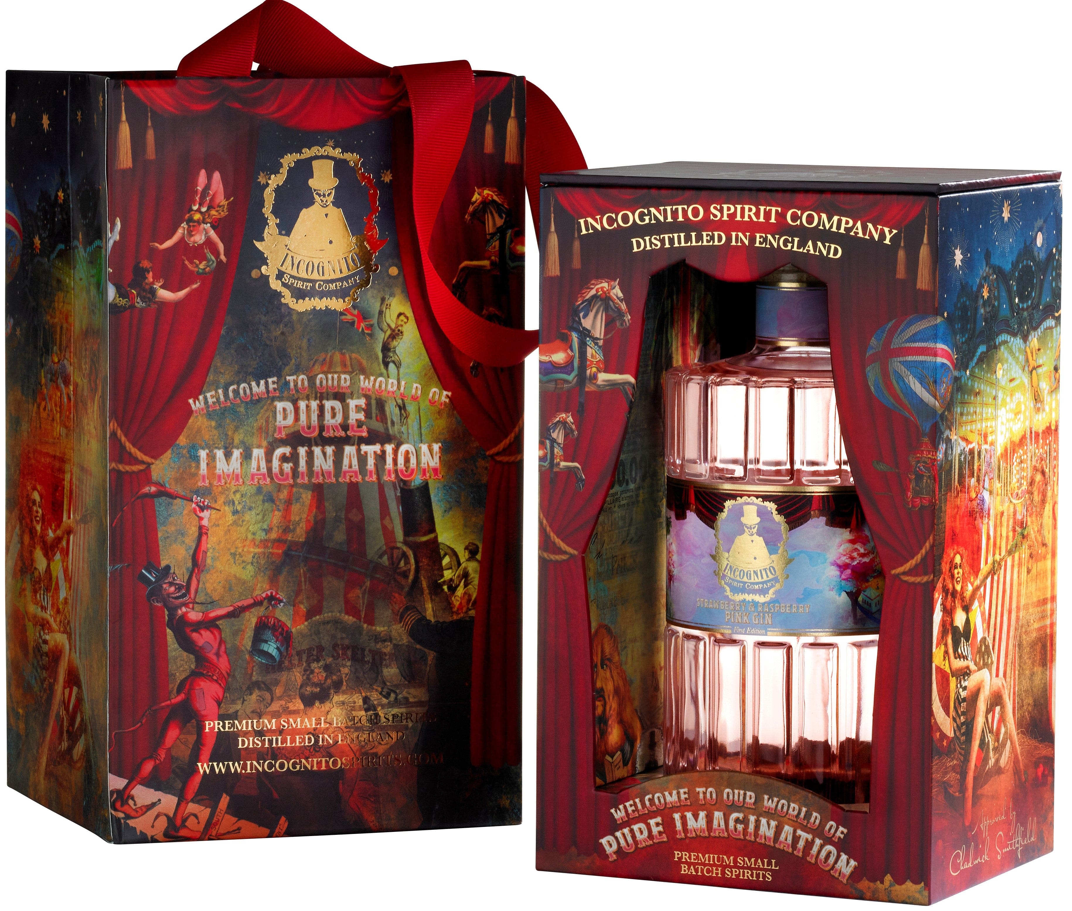 Incognito Collector's Edition Strawberry & Raspberry Pink Gin 70cl ...