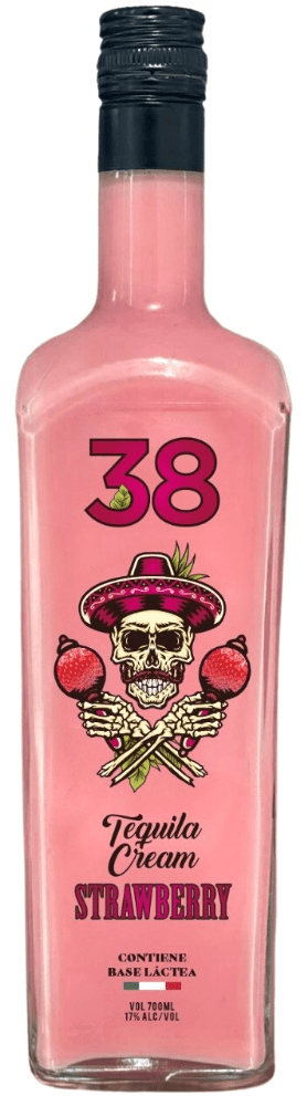 Tequila 38 Strawberry Cream Liqueur 70cl, Threshers, Mexico | Tequila ...