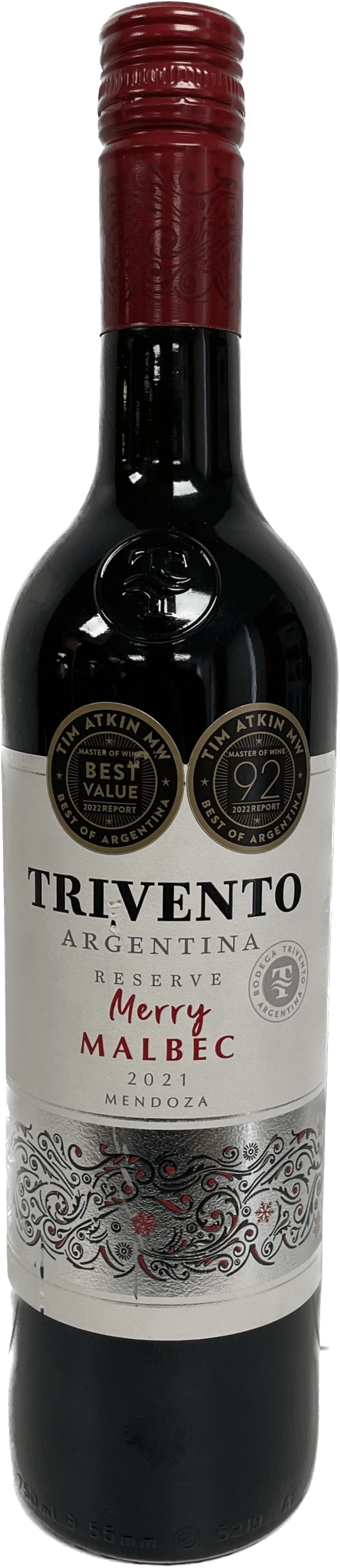 Trivento Reserve Merry Malbec 2021 75cl, Threshers, Argentina | Red ...