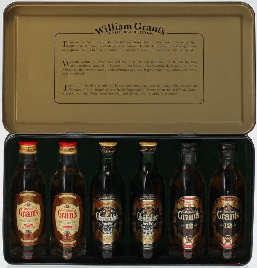 William Grant's Miniature Collection Tin 6x5cl, Threshers, Speyside ...