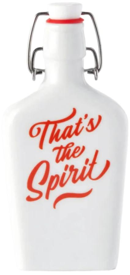 That’s the Spirit Porcelain Flask, Threshers | Alcoholic Beverage ...