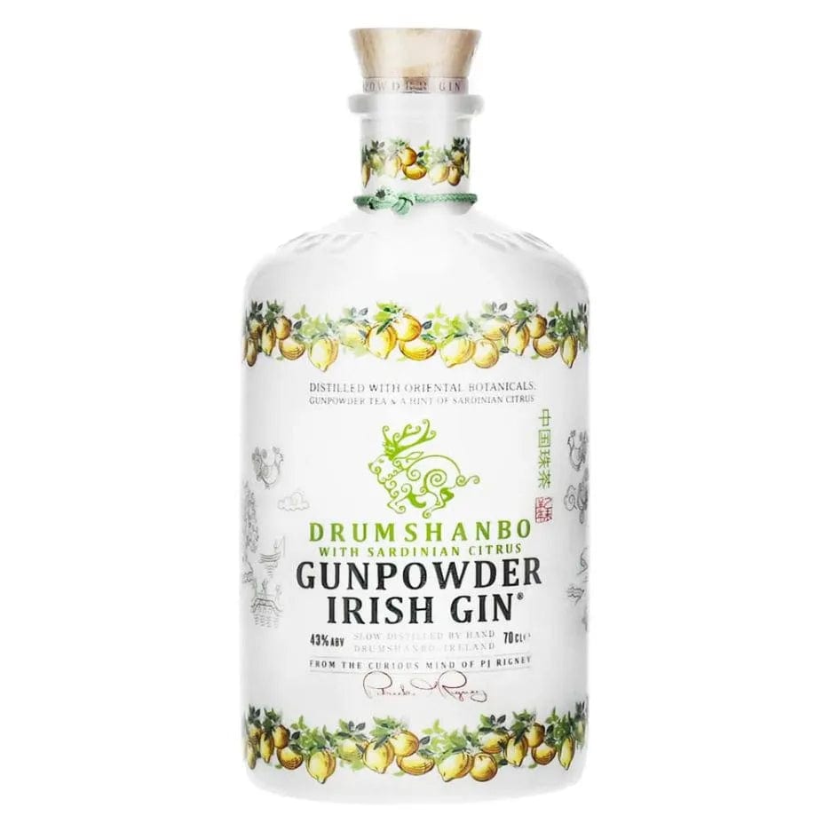 Drumshanbo Gunpowder Sardinian Citrus Irish Ceramic Gin 70cl, Threshers ...