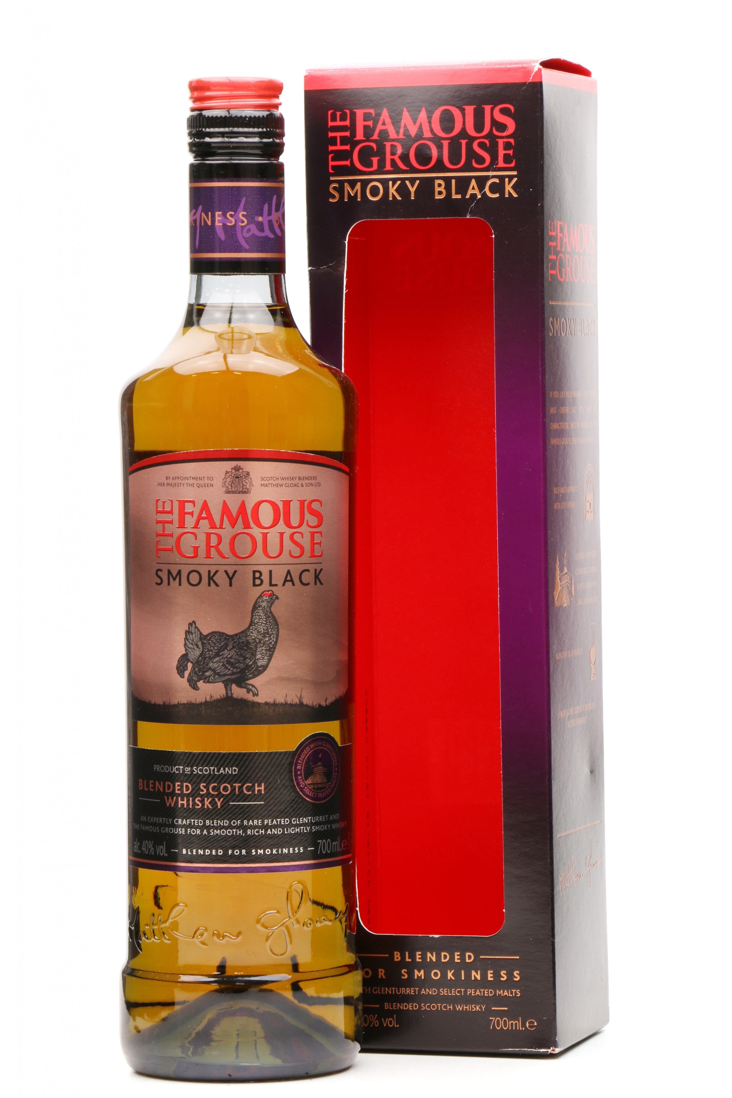 The Famous Grouse Smoky Black Blended Scotch Whisky Gift Box 70cl ...