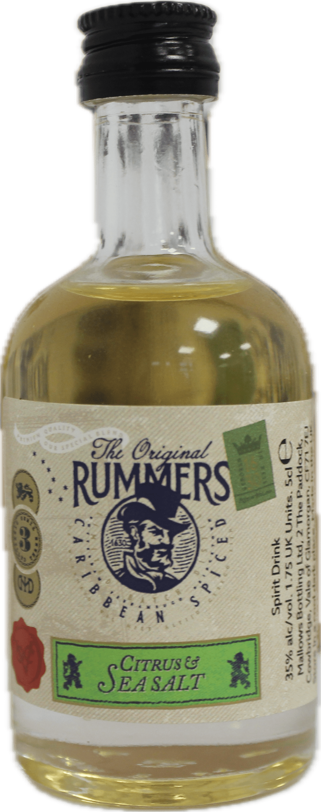 The Original Rummers Citrus & Sea Salt Rum Miniature 5cl – Threshers