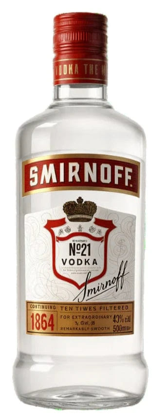 Smirnoff Red Label Vodka 50cl, Threshers | Plain Vodka | Threshers