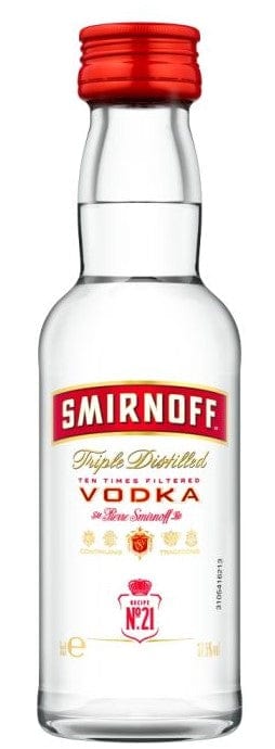 Smirnoff Red Label Vodka Miniature 5cl – Threshers