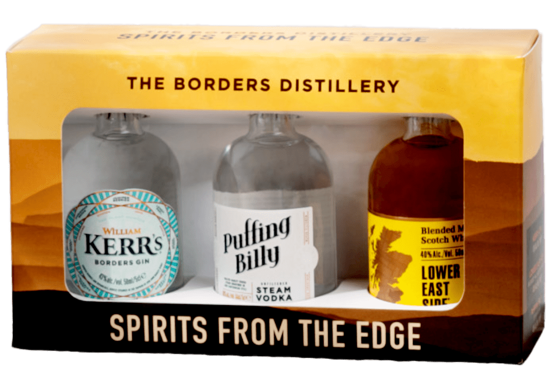 The Borders Distillery Spirits From the Edge Tasting Set 3x5cl ...