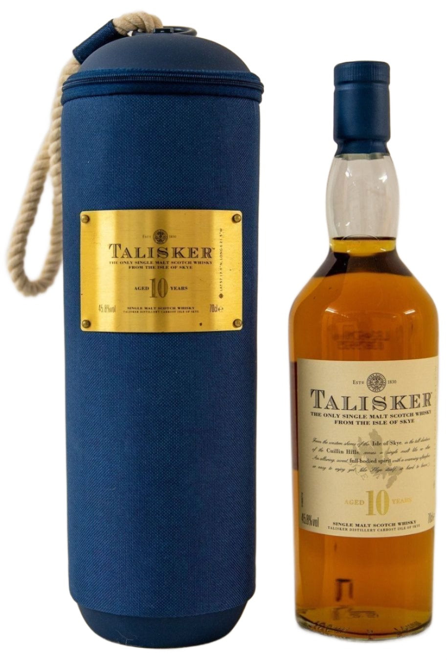 Talisker 10 Year Old Single Malt Scotch Whisky in Fender 70cl ...