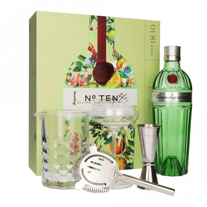 Tanqueray NNo Ten Martini Gift Set 70cl, Threshers | London Dry Gin ...