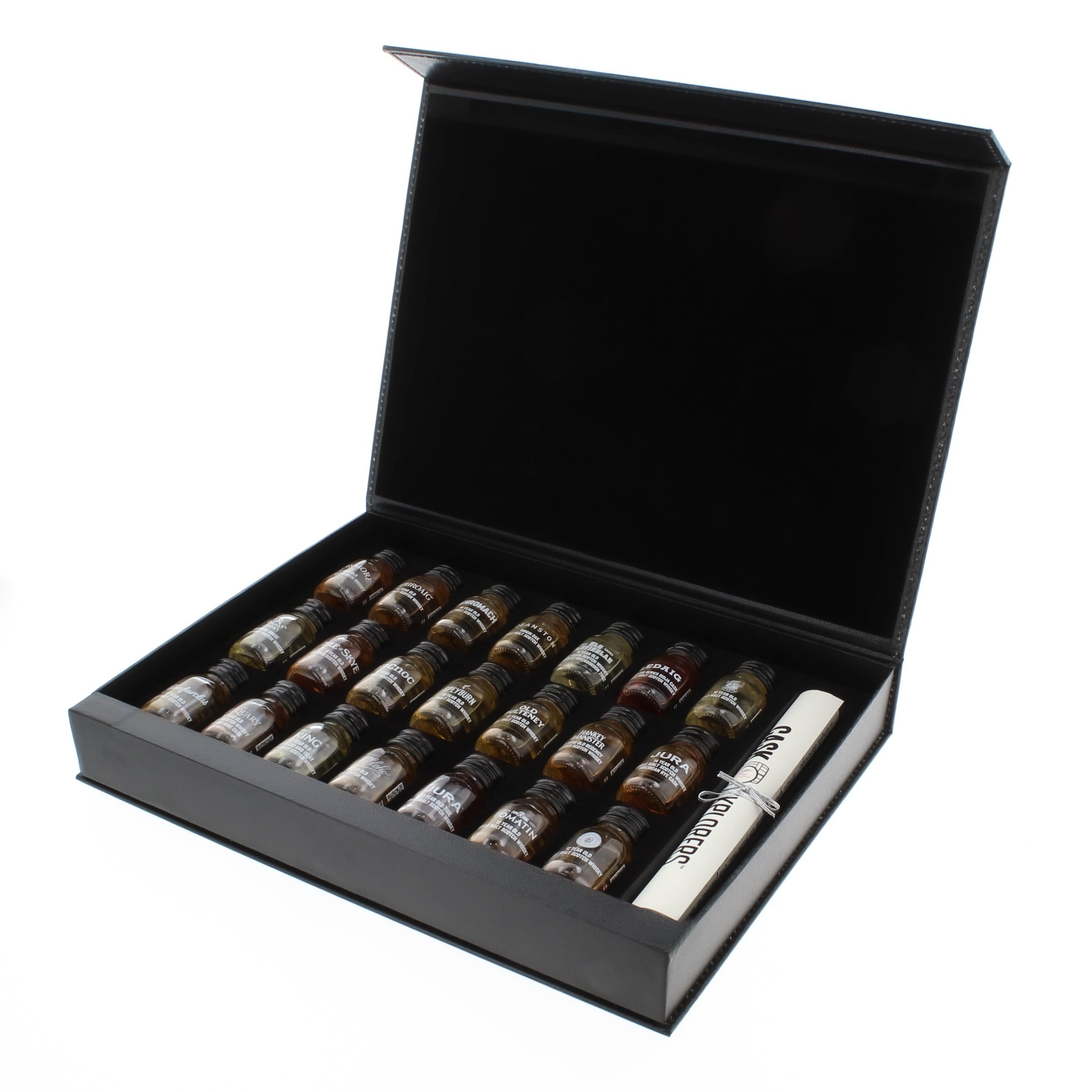 21 Drams Whisky Tasting In A Gift Box With Whisky Tasting Guide 21x3cl ...