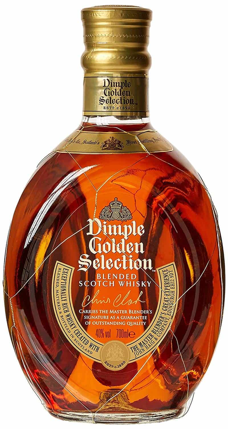 Dimple Golden Selection Blended Malt Whisky 70cl, Dimple, United ...