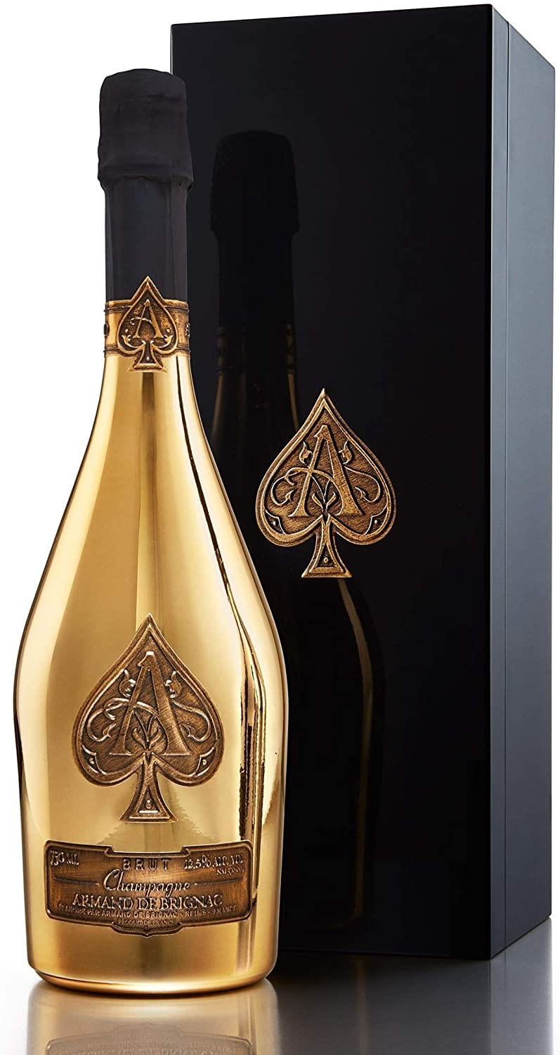 Armand De Brignac Ace of Spades Brut Gold Champagne Gift Box 75cl ...